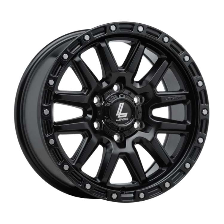 Lenso Marvel Satin Black Wheels (17x9 +18) | 4x4 Wheels