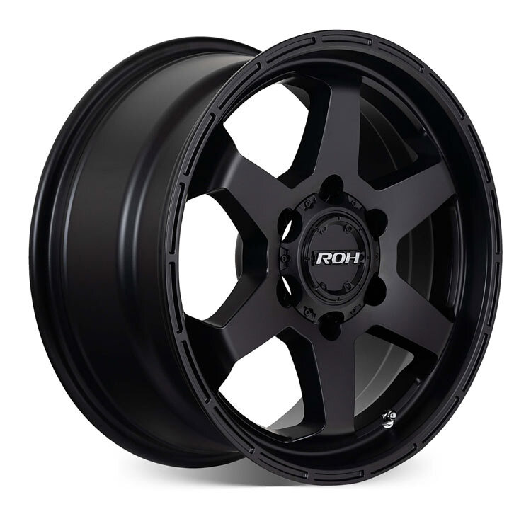 ROH Torque Matt Black Wheels (17x8 +30) | 4x4 Wheels